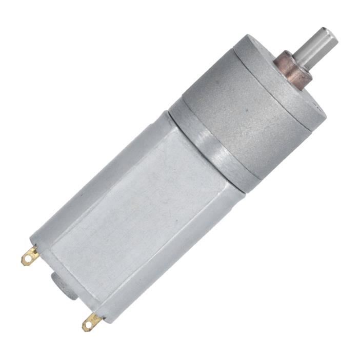 Moteur à engrenages électrique DC 12V Moteur à Courant Continu 12v ...