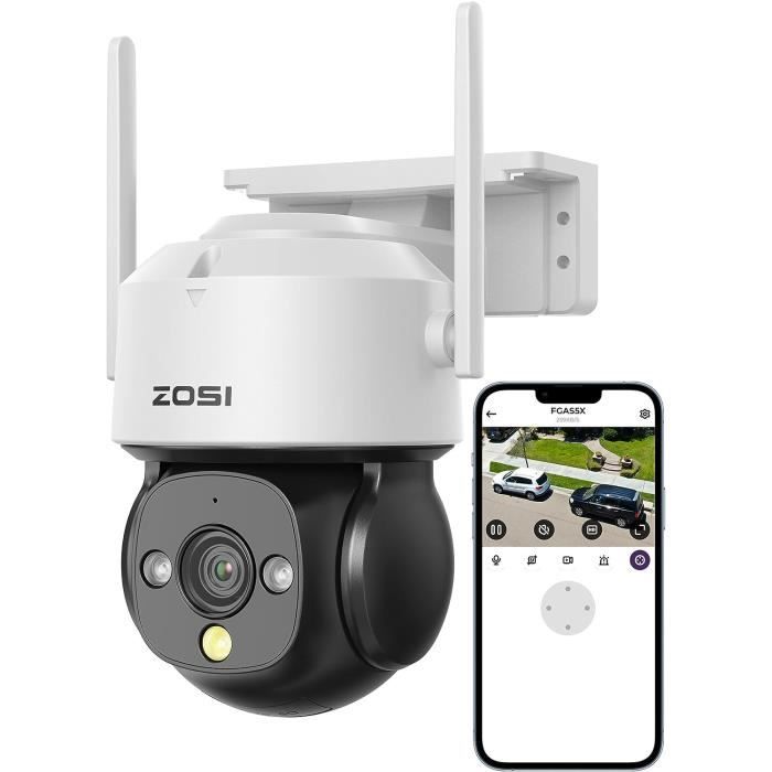 ZOSI 2,5K 4MP Camera de Surveillance WiFi Extérieure, 360° Caméra PTZ ... ZOSI 2,5K 4MP Camera de Surveillance WiFi Extérieure, 360° Caméra PTZ ...