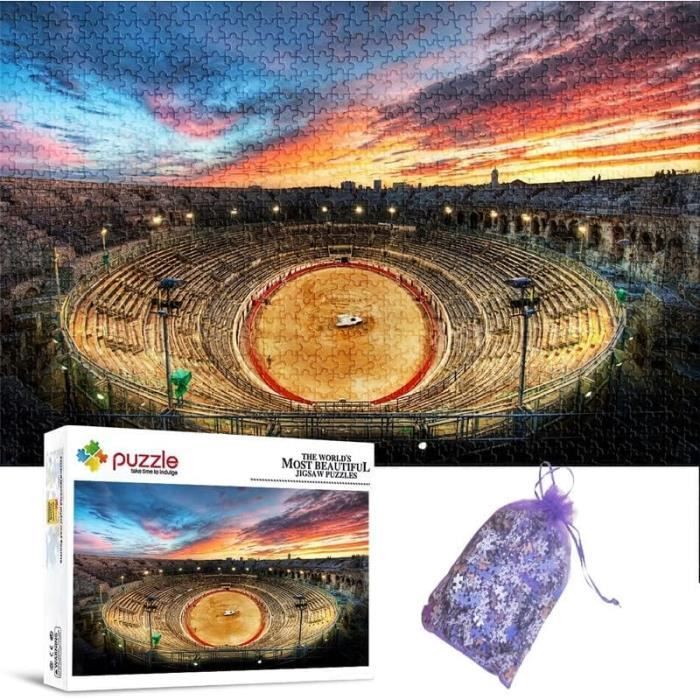 Puzzle 1000 Pièces Pour Adultes Mini Puzzles Colisée Ados Enfants ...