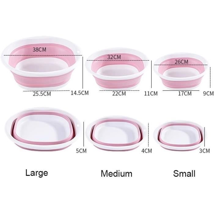 Lavabo Pliable Ménage Lavabo Taille Épaissie Portable Voyage Bath Wash ...