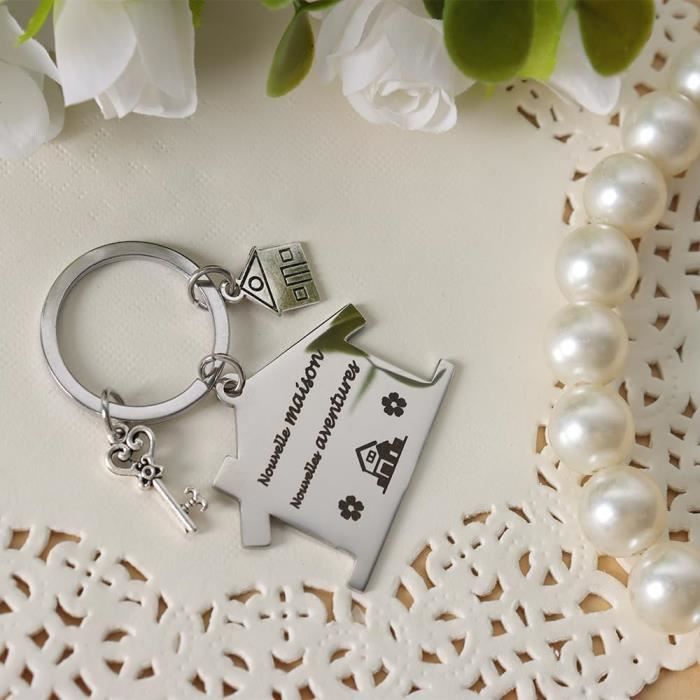 Porte Clef Maison Idee Cadeau Couple Noel Original Cadeau Cremaillere ...