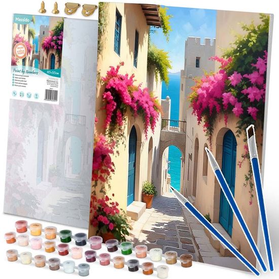 Tableau Peindre Par Num ros 40x50 Cm Paysage Urbain De Massido tableau-peindre-par-num-ros-40x50-cm-paysage-urbain-de-massido