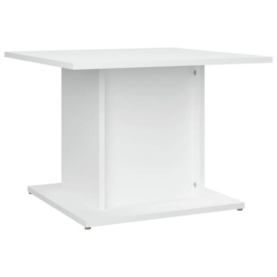 Petite table,Support, Table basse - Solomon - blanc 55,5x55,5x40 cm ...