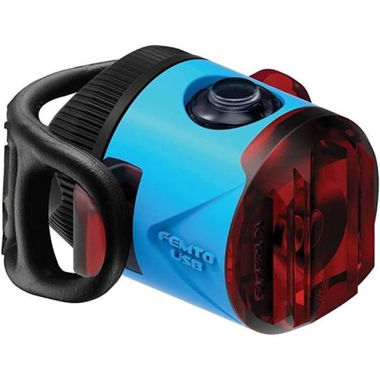 Éclairage arrière Femto VTT LED rechargeable USB - Blue - Pour voir - 5 ...