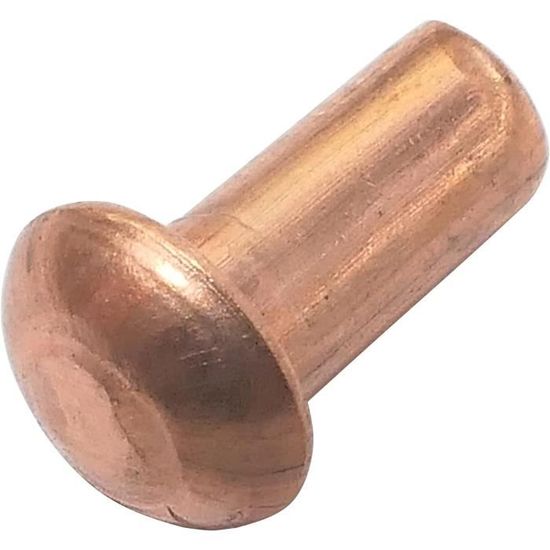 C48026 - Lot De 50 Rivets En Cuivre Ø3X6Mm À Tête Demi-Ronde - Rivet À ...