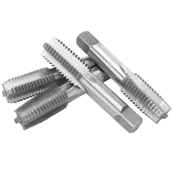 Taraud à vis à main, prise de filetage métrique à droite M18 outil en alliage d'outils de forage ...