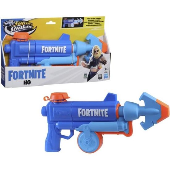 Super Soaker Nerf Fortnite HG Water Blaster, Pump-Action Soakage ...