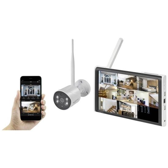 Set pour caméra de surveillance Sygonix SY-5046554 - 8 canaux avec 1 ...