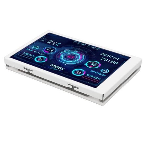 Mini écran USB IPS Moniteur de température d'ordinateur 3,5 pouces ...