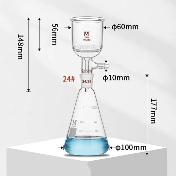 Appareil de Filtration sous vide,multi-puits,noyau de sable en verre ...