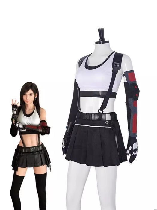 DEGUISEMENT Costume de Tifa Lockhart pour Final Fantasy VII Cosplay ...