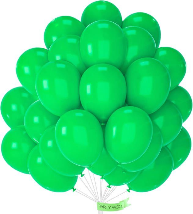 Ballons Verts, 50 Ballons Verts De 12 Pouces, Ballons Verts Pour ...
