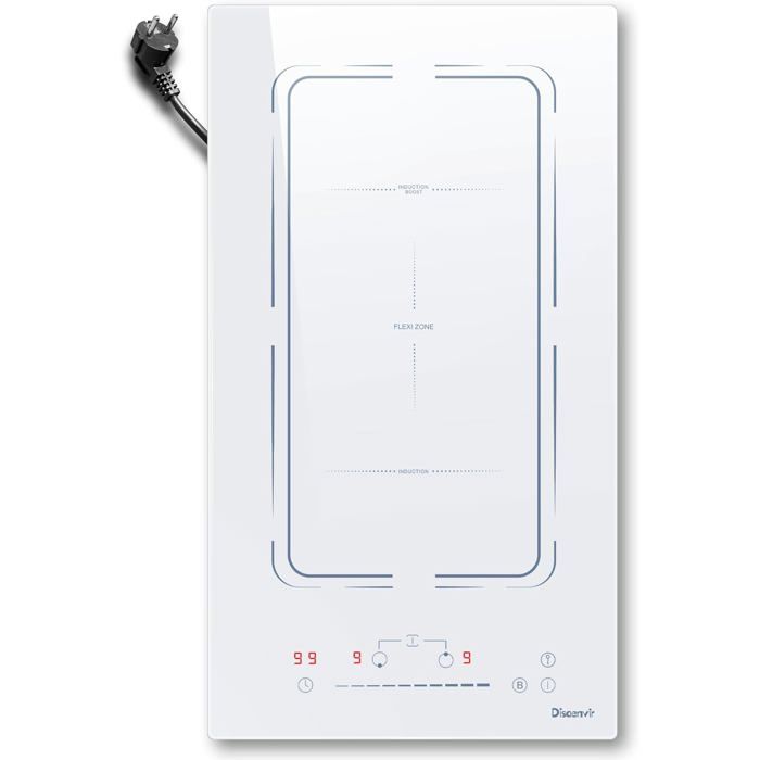 Built-in 2-burner induction hob with 3500 W plug, flexible electric hob ...