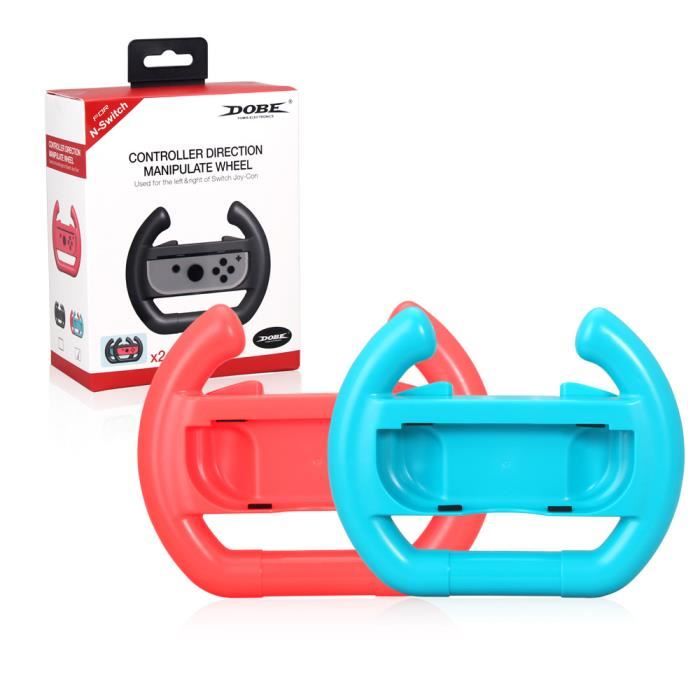 Rouge Bleu-Manette Joy-con Pour Nintendo Switch, Poignée De Volant ...
