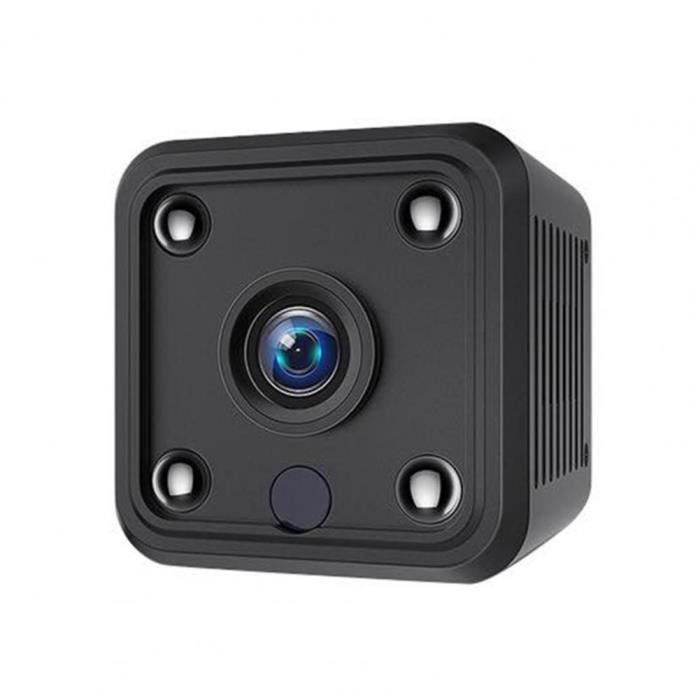 La couleur noire Mini caméra de surveillance intérieure IP HD 1080P X6 ...