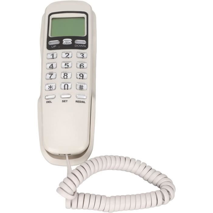 Téléphone Filaire, Téléphone Filaire Avec Prise En Charge De L ...