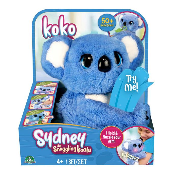 Koko Câlins, Peluche Koala interactive, +50 réactions, 26 cm ...