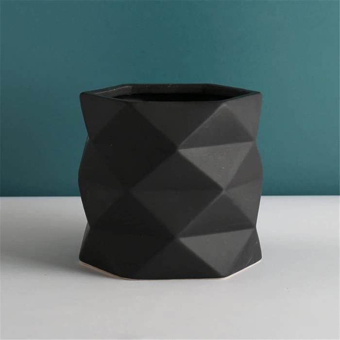 Vase En Céramique Géométrique, Vase En Céramique Blanche, Vase De Style ...