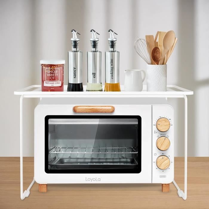 Drumm Étagère À Micro-Ondes Extensible,Plaque À Micro-Ondes À 2 Étage ...