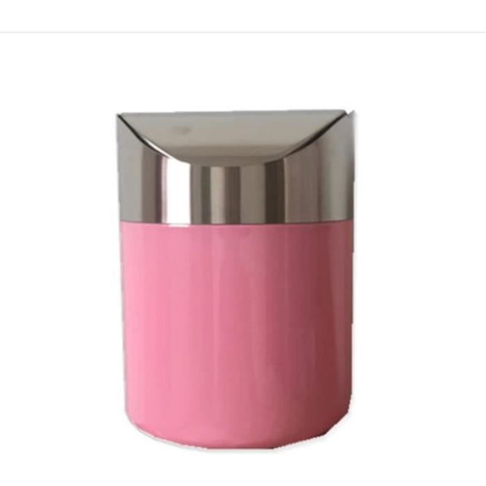 Conteneur À Déchets Petite Poubelle Mini Poubelle De Bureau En Acier ...