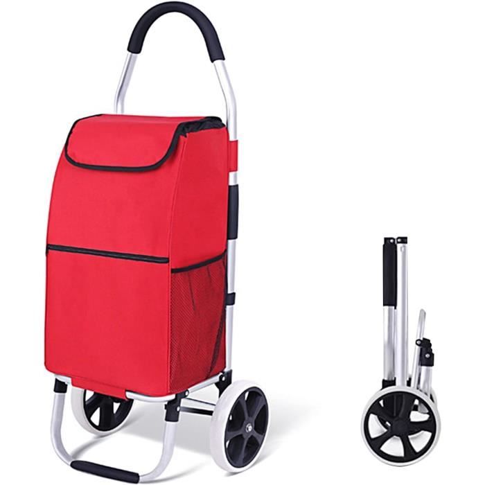 Chariot De Transport, Caddy De Courses À Roulettes, Doublure En Tissu ...