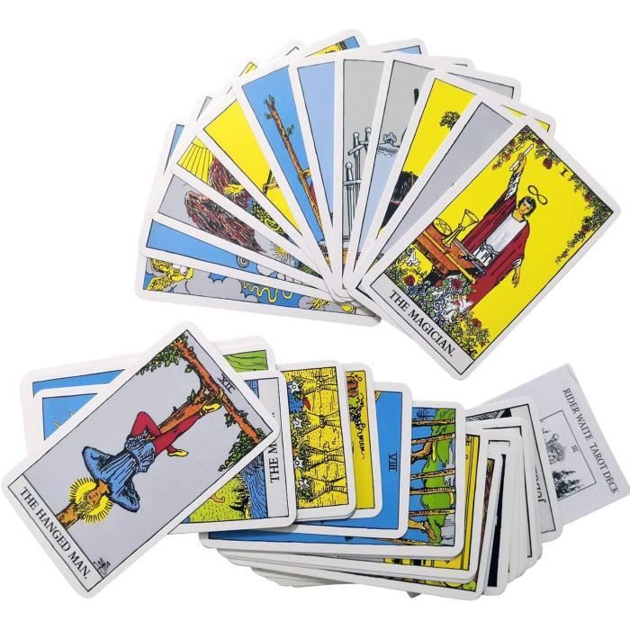Jeu de 78 Cartes de Tarot avec Guide - Le Jeu de Tarot du Cavalier ...