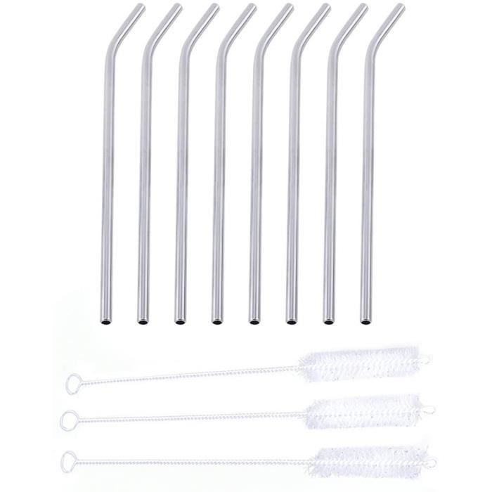 Paille reutilisable Belika Paille agrave Boire en Acier Inoxydable8 ...