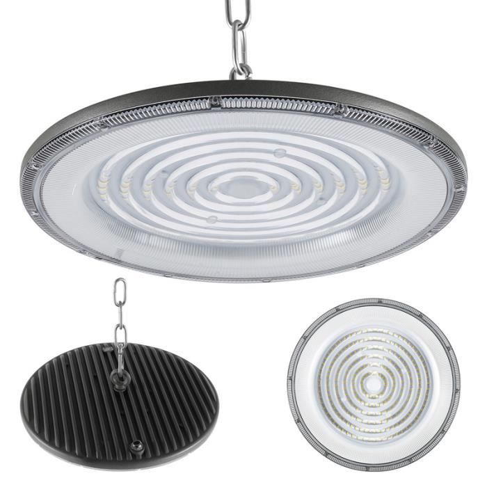 BMOT UFO LED hall lumière hall éclairage plafonnier High Bay 220V 200W ...