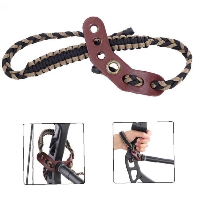 Tir à l'arc Sling Sling Anti-goutte Compound Arc Brel-bracelet avec ...