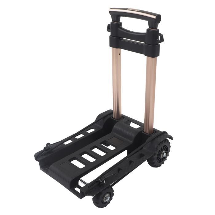 Chariot À Main Chariot Pliant, Chariot De Traction Réglable En Alliage ...