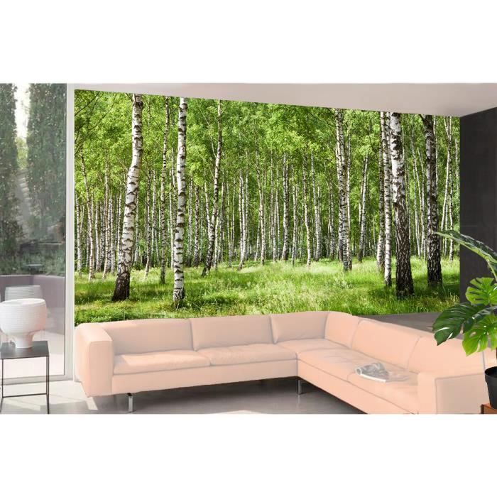 Papier Peint Photo Murale Mur INTISSÈ (5675) FORET-400x260cm-Tapisserie ...
