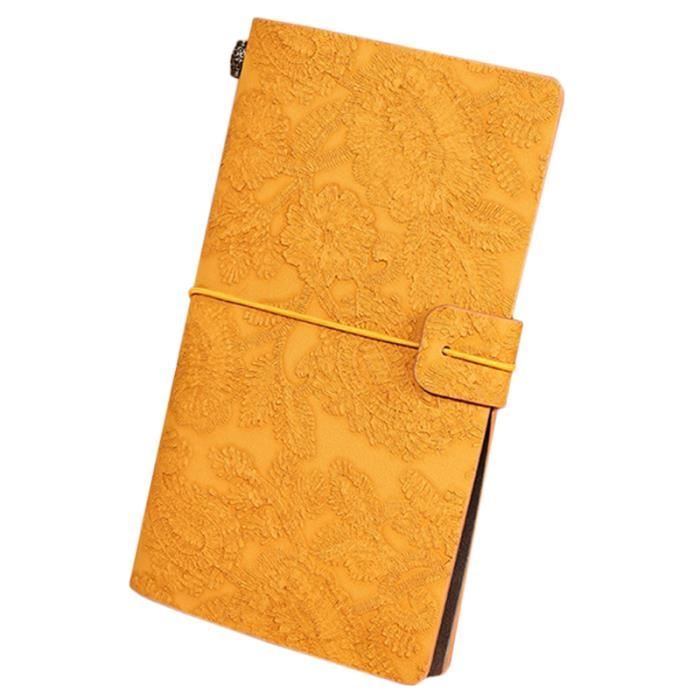 Cahier étudiant - Notepad Student Diary - Jaune - Taille modérée ...