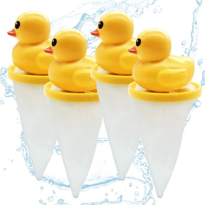 Collecteur pour Machine à Laver, 4Pcs Sacs de Nettoyage Flottants ...