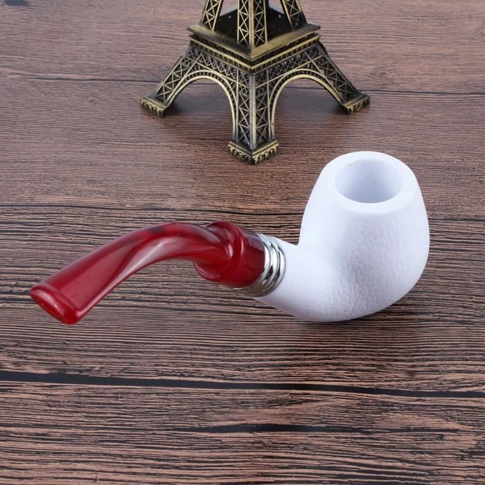 SEC Pipe à tabac écume de mer Enchase Pipe à fumer tabac Gasser tuyaux ...