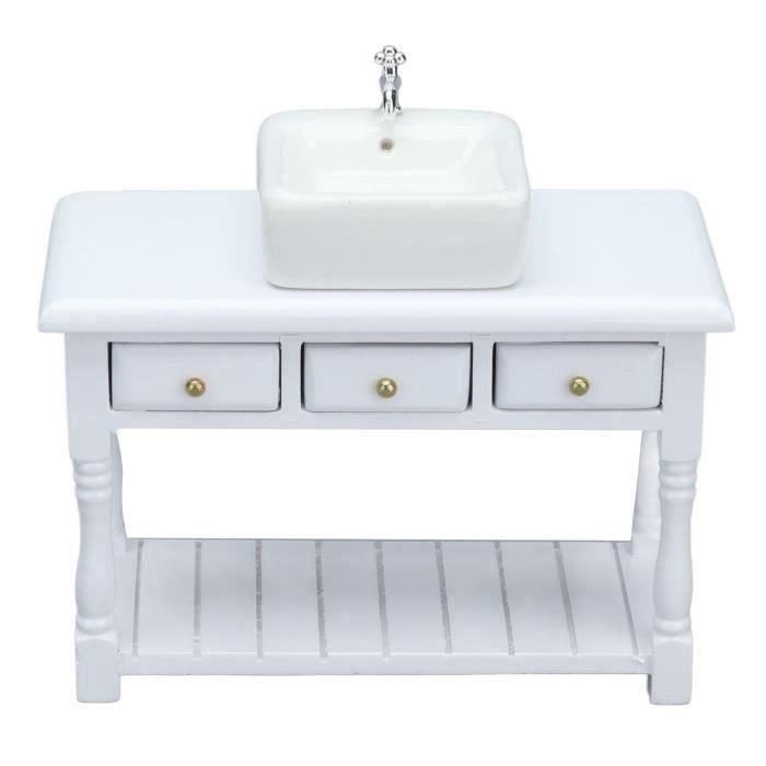 Serious-Ensemble de salle de bain de maison de poupée Ensemble de salle ...