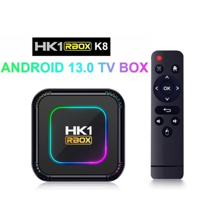 Smart Android TV Box Android 13.0 iptv box 2Go RAM 16Go ROM Quad Core ...