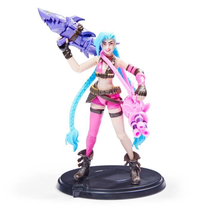 Figurine Jinx LEAGUE OF LEGENDS - 10 cm - 12 points d'articulation ...