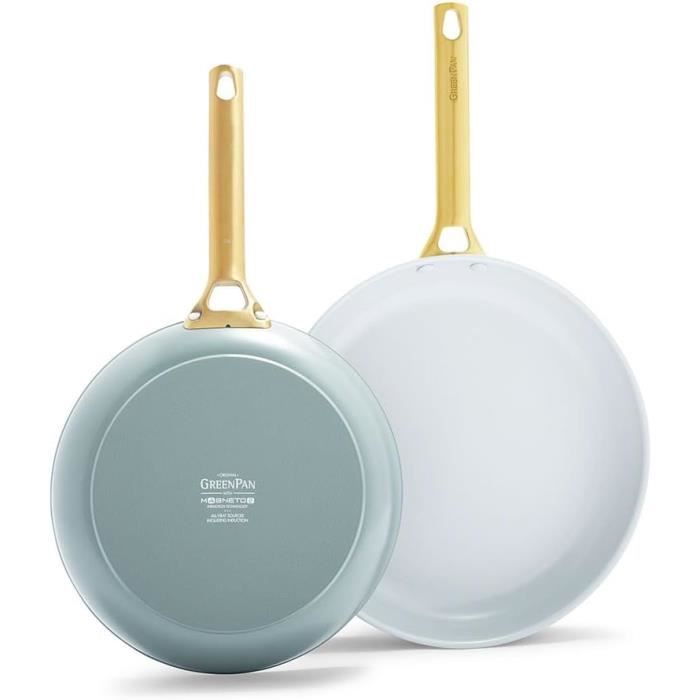 Padova Reserve Set De Poêles À Frire Antiadhésive En Céramique Saine Anodisée Dure, 2 Pièces, 26 ...