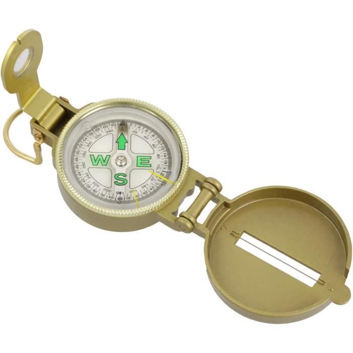 Boussole Militaire - SANAG - A497 - Métal - Humide - Loupe et Échelle ...
