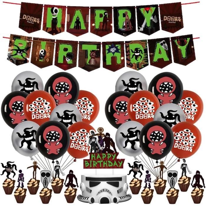 Roblox Doors Décorations De Fête, 45 Pièces Roblox Doors Party Supplies ...
