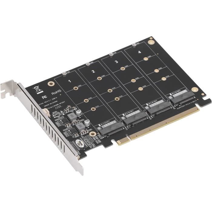 Adaptateur M.2 Nvme Ssd Vers Pcie X16, Carte D'Extension De Contrôleur ...