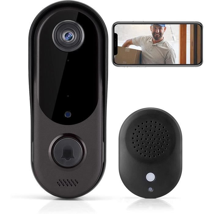 Taishixing Sonnette vidéo intelligente WiFi à distance, sonnette ...