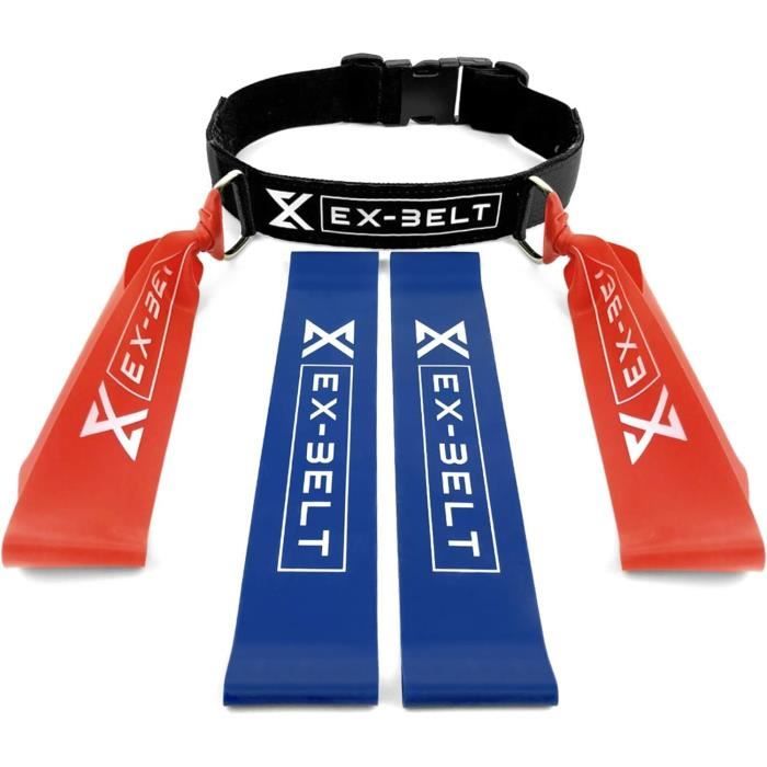 Ex-Belt Bande De Résistance – Ceinture De Fitness Avec Ex-Bands Pour ...