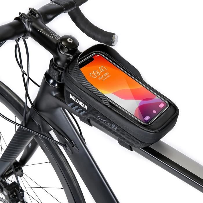 Sacoche Vélo Support Téléphone Vélo Étanche Réfléchissant Guidon Cadre ...