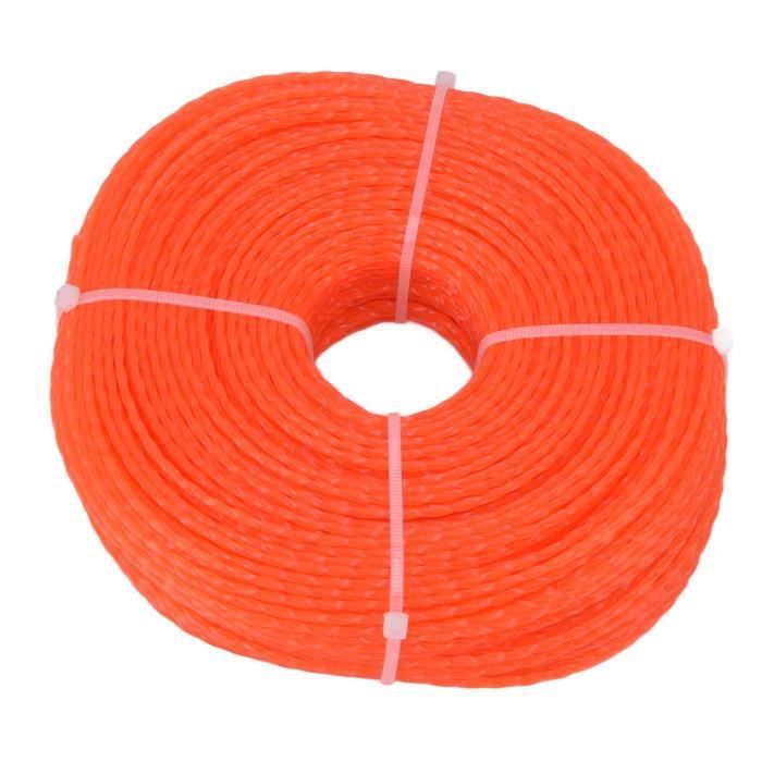 Ligne de coupe-herbe 2.4mm 120m VGEBY - Accessoires de tondeuse à gazon pour Husqvarna Orange ...