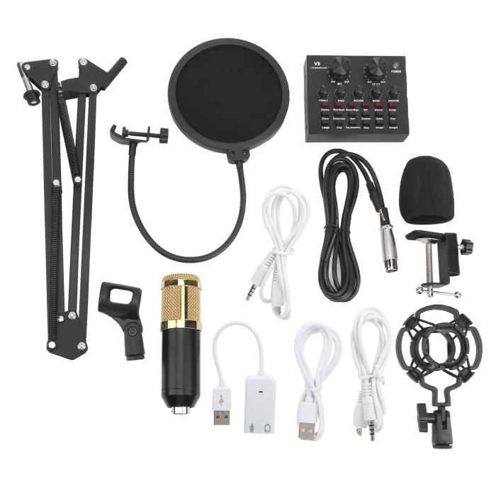 Zerone Kits d'enregistrement de microphone BM800 Microphone à ...