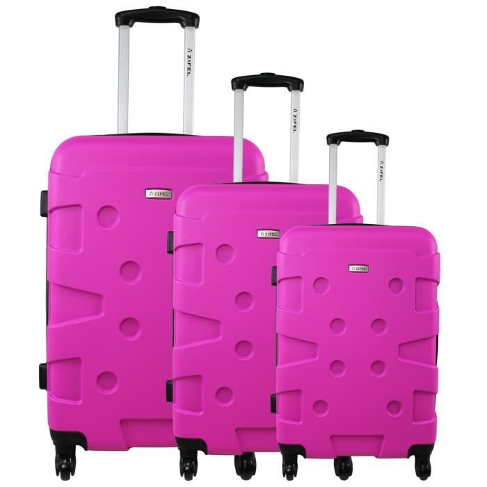 1 valise ZIFEL grand modèle 9160-R 70 cm 4 roues 360°
