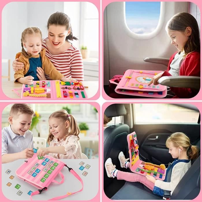 EJ.life planche d'activité sensorielle Montessori Sensory Toy Preschool ...