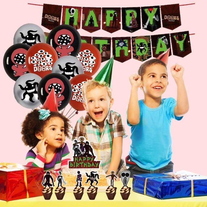 Roblox Doors Décorations De Fête, 45 Pièces Roblox Doors Party Supplies ...