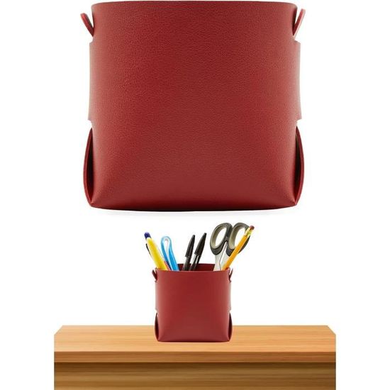 Porte-Stylos De Bureau En Cuir Synthétique, Vide-Poches D'Entrée Au ...